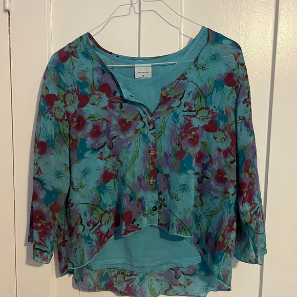click color me cotton | Tops | Click Two Piece Top Set By Color Me ...